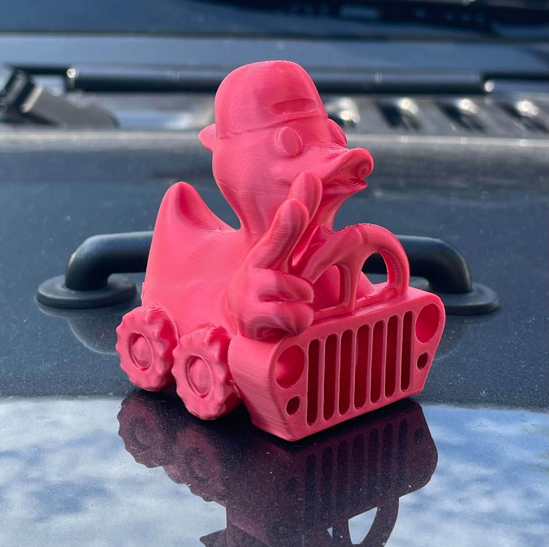 Hey Bro Duck Jeep Duck Figurine - Perfect for Jeep Lovers – Up and Duck